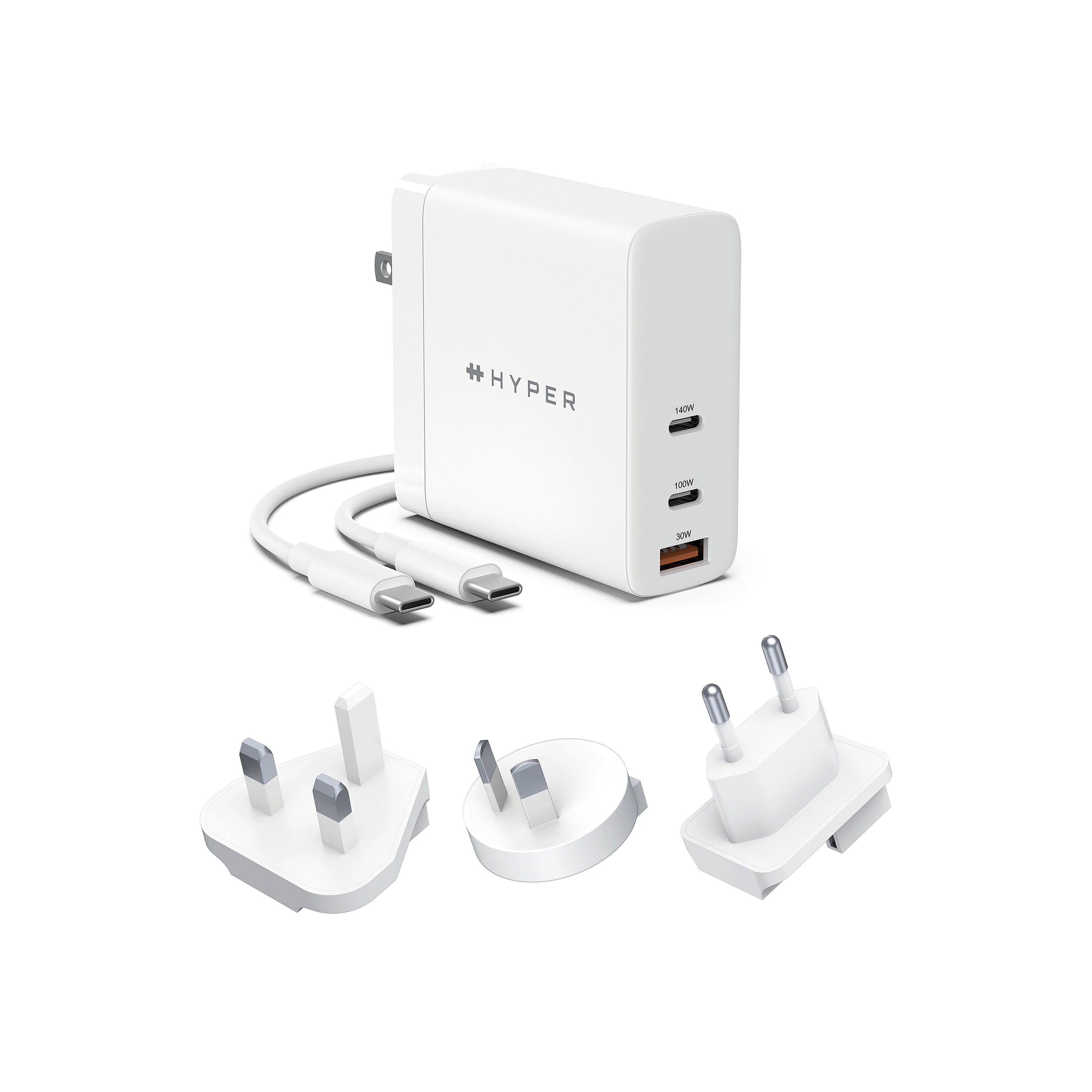 Targus Hyperjuice GaN USB-C Charger White HJG140WW – EverythingInk
